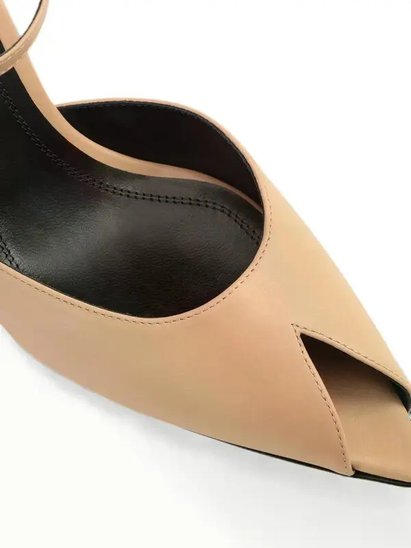 SERGIO ROSSI Beak Buckle-fastening Heeled Sandals