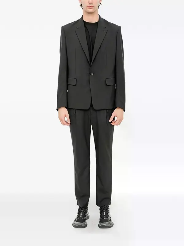 THE VIRIDI-ANNE Wool Single-breasted Blazer