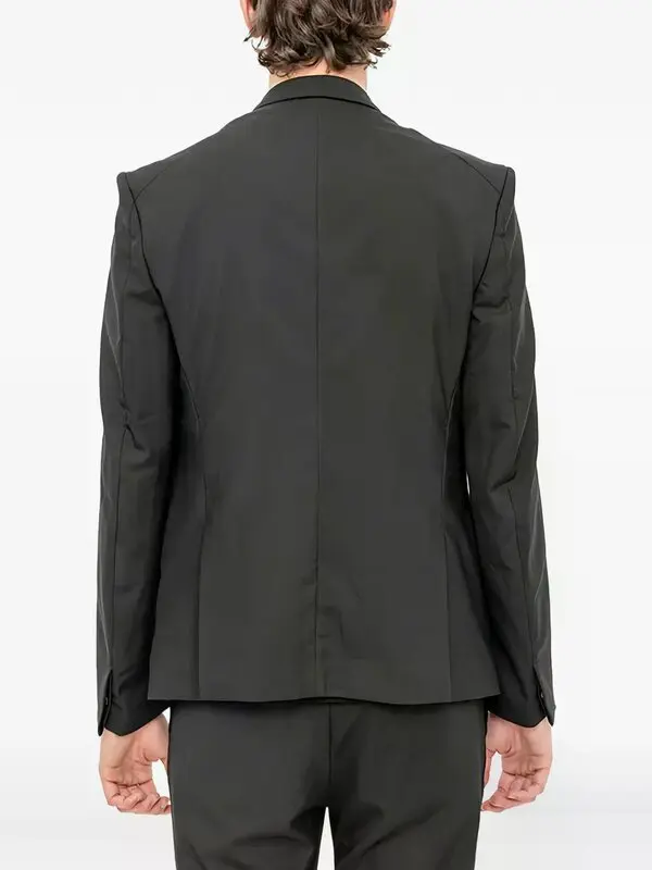 THE VIRIDI-ANNE Wool Single-breasted Blazer