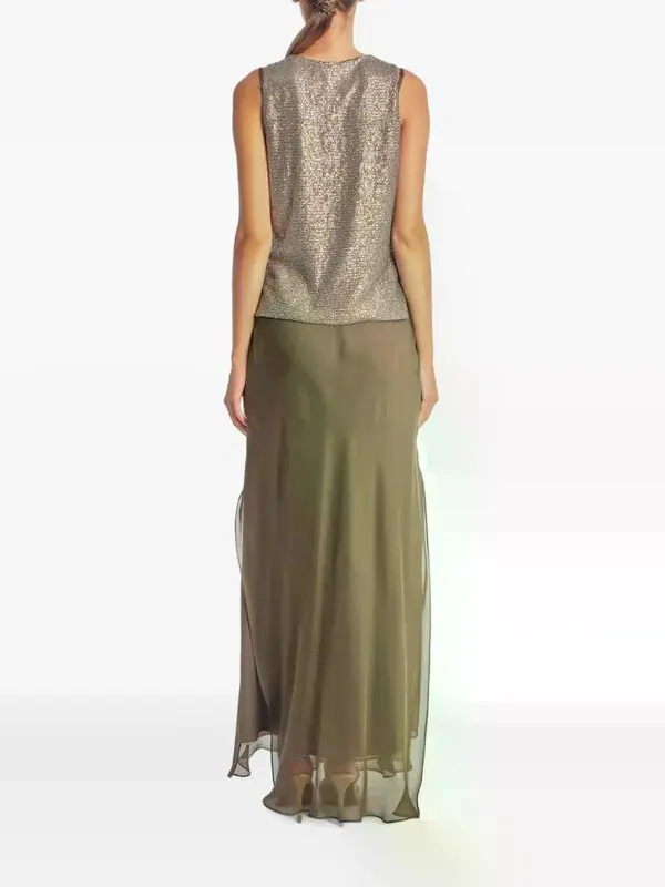 IRINA SCHROTTER Nymeria Sequin-embellished Maxi Dress