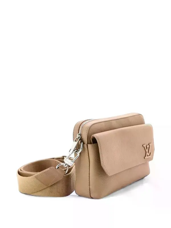 LOUIS VUITTON Fastline Messenger Bag Aerogram Leather Crossbody Bag