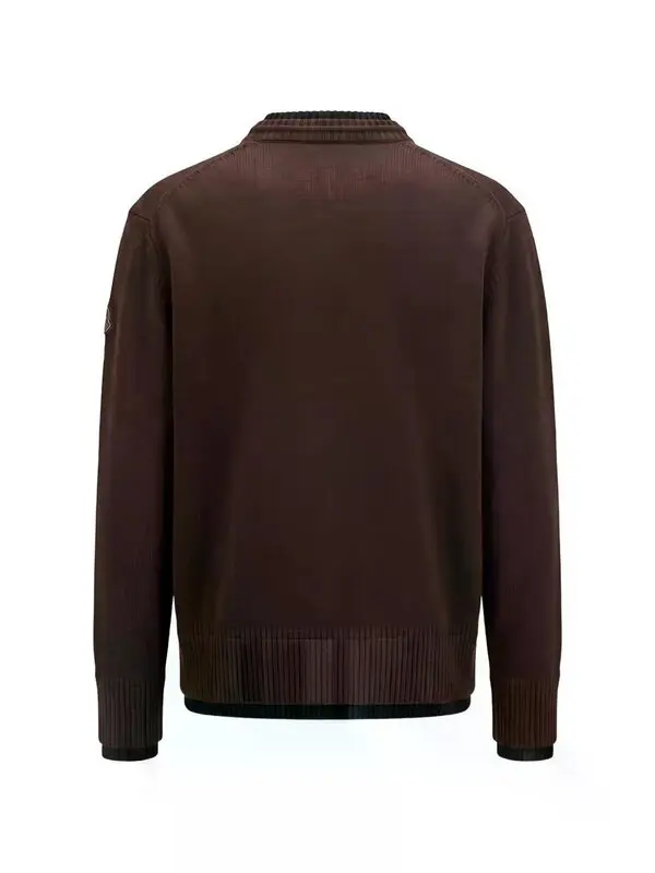 Moncler Logo-patch Layered-effect Sweater