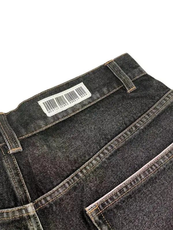 MOSTLY HEARD RARELY SEEN Paint-splatter Wide-leg Jeans