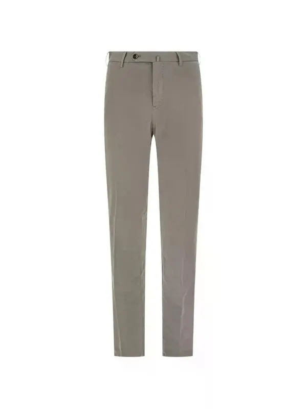 PT TORINO Straight-leg Chino Trousers - Grey
