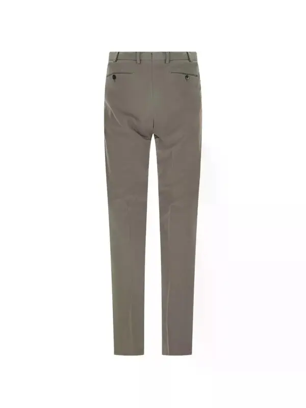 PT TORINO Straight-leg Chino Trousers - Grey