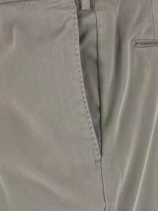 PT TORINO Straight-leg Chino Trousers - Grey