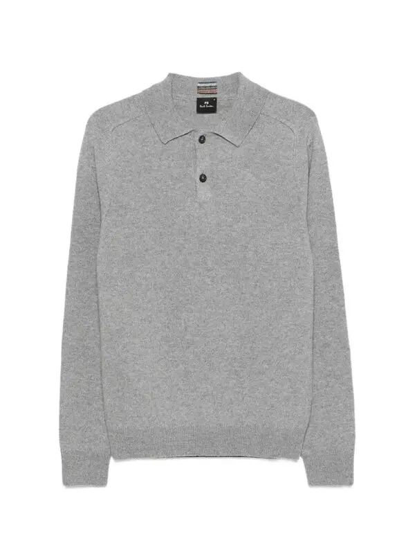 Paul Smith Merino-wool Polo Sweater