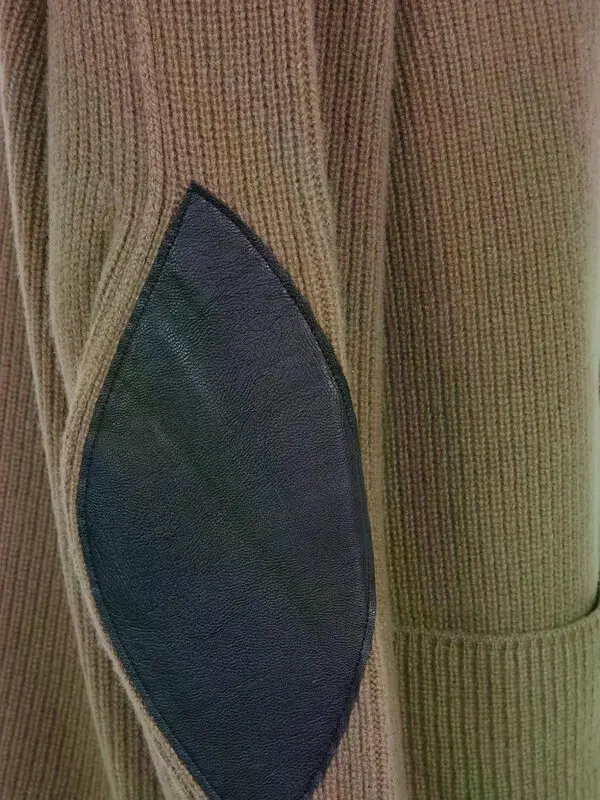 PIERANTONIOGASPARI Elbow-patch Double-breasted Cardigan