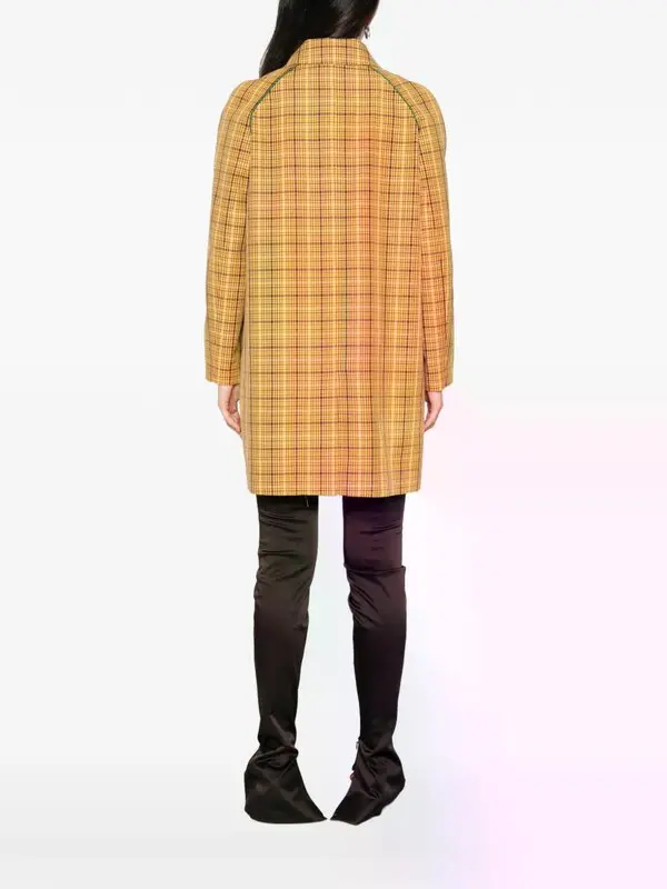 Marni Check-pattern Piping-detail Coat