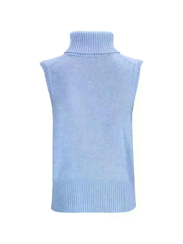 Veronica Beard Mazzy Roll-neck Cashmere Sweater - Blue