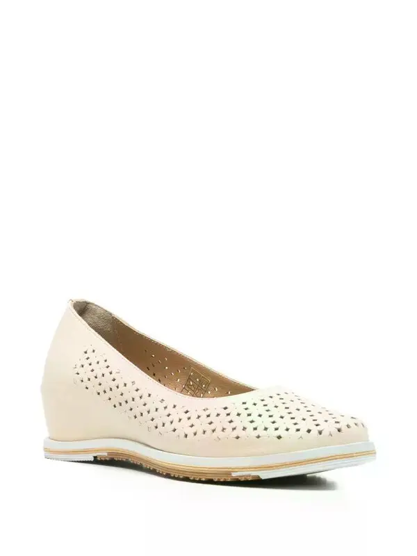 SERGIO MORETTI FIRENZE Perforated Wedge Pumps