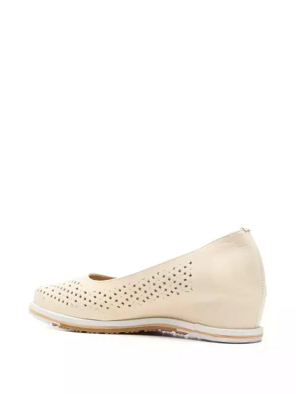 SERGIO MORETTI FIRENZE Perforated Wedge Pumps