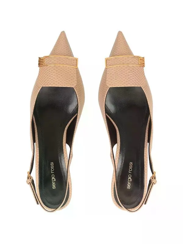 SERGIO ROSSI Sr Evolv Pointed-toe Sandals