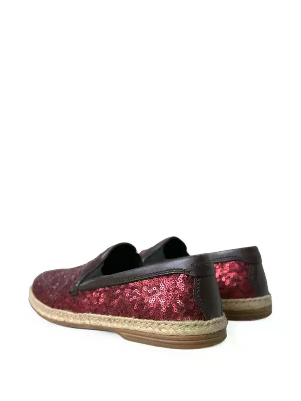 Dolce & Gabbana Sequin-embellished Loafes