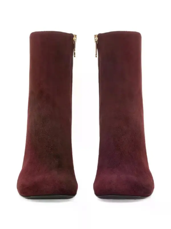 SERGIO ROSSI Convex Suede Ankle Boots
