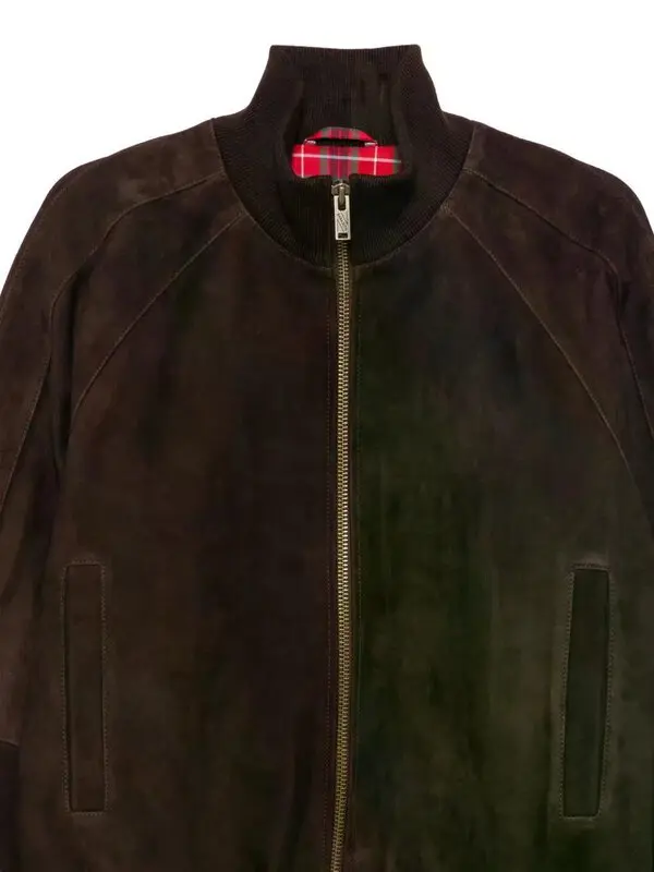 BARACUTA Long-sleeve Leather Jacket