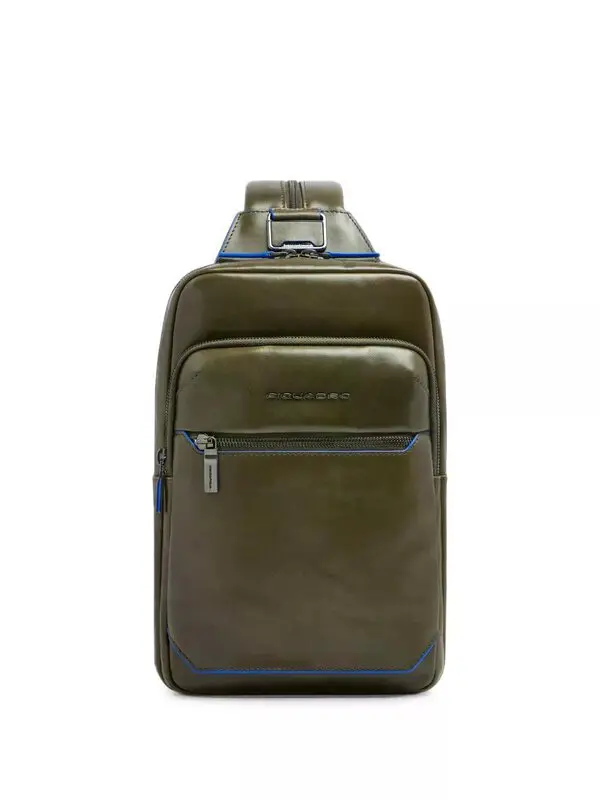 PIQUADRO Convertible Leather Sling Bag