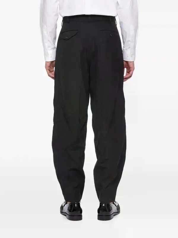 Comme Des Garçons Pleated Tapered Trousers