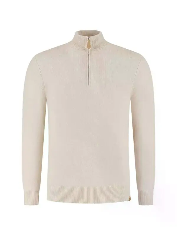 JACOB COHЁN Quarter-zip Knitted Sweater