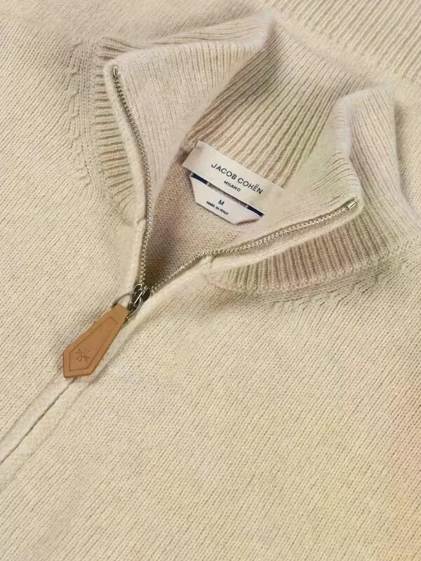 JACOB COHЁN Quarter-zip Knitted Sweater