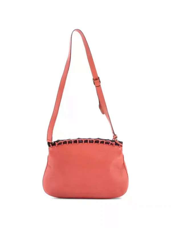 Gucci Nouveau Fringe Leather Medium Crossbody Bag