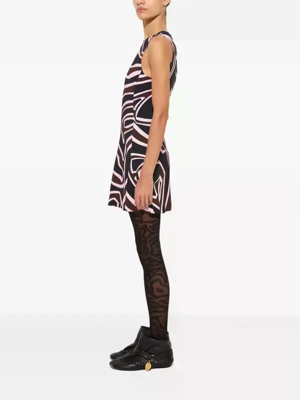Emilio Pucci Labirinto-print Cady Dress