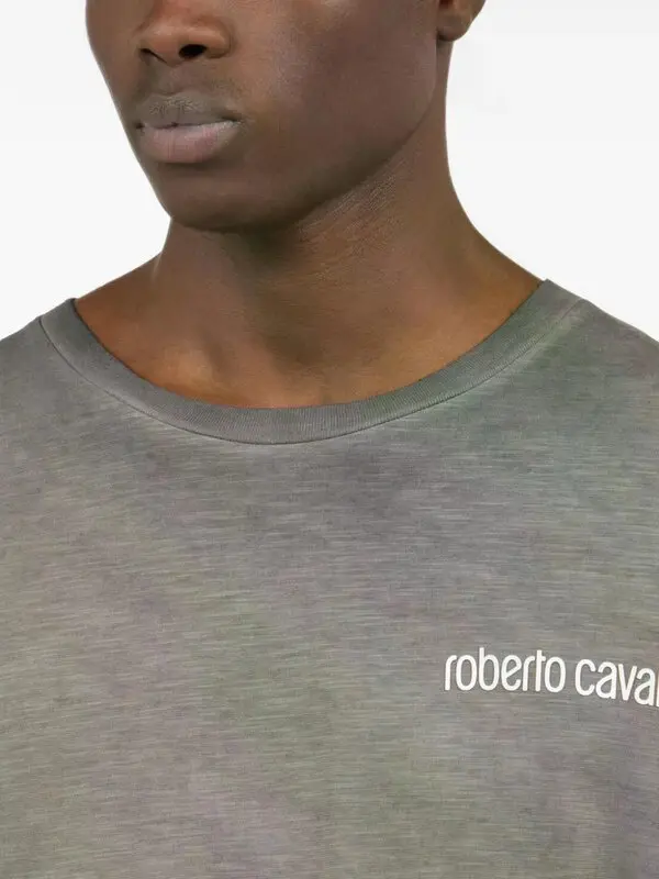 Roberto Cavalli Snake-print T-shirt