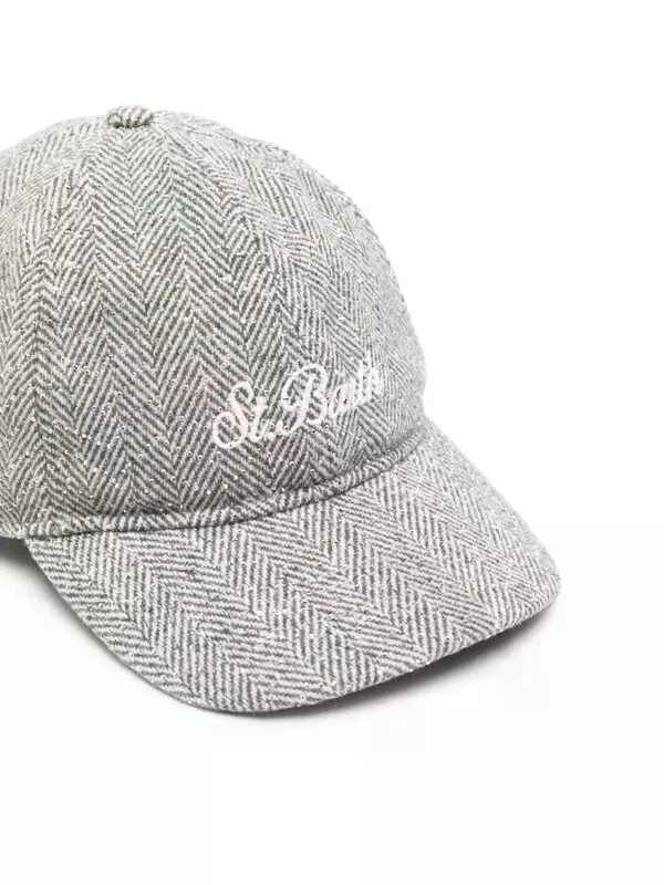 MC2 SAINT BARTH Herringbone-pattern Baseball Cap