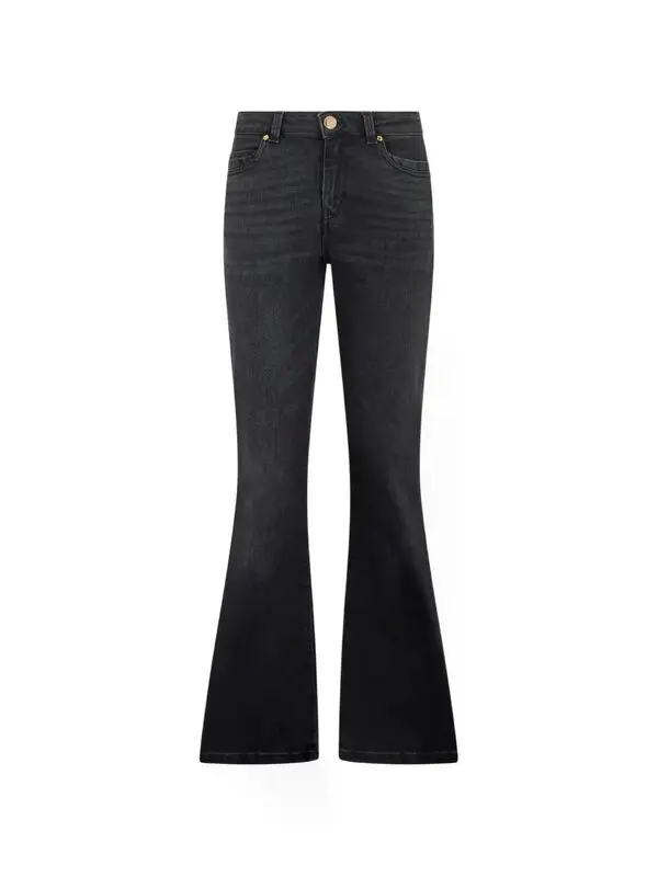 Roberto Cavalli Logo-patch Flared Jeans