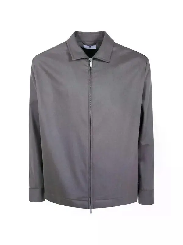PT TORINO Zip-up Wool Jacket - Grey