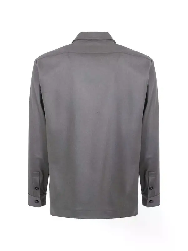 PT TORINO Zip-up Wool Jacket - Grey