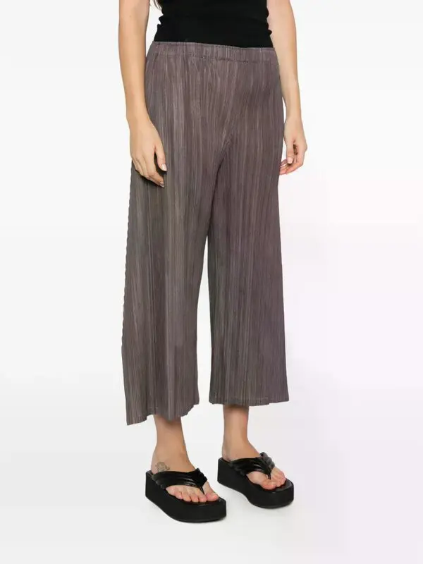 Issey Miyake Pleats Please Cropped Trousers