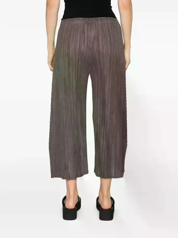 Issey Miyake Pleats Please Cropped Trousers