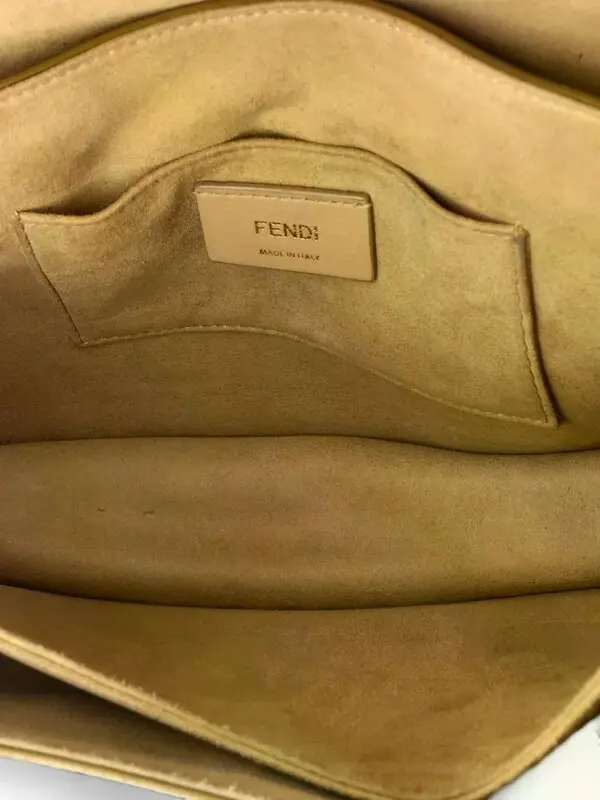 Fendi Kan I Bag Leather Medium Shoulder Bag