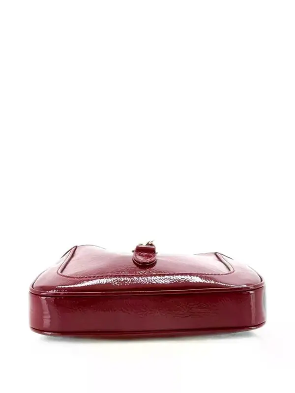 Gucci Jackie Notte Chain Patent Mini Hobo Bag