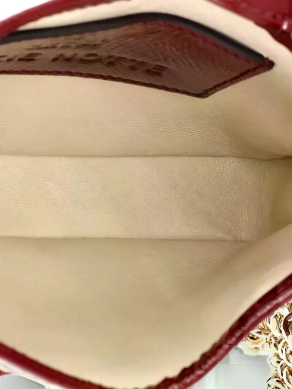 Gucci Jackie Notte Chain Patent Mini Hobo Bag