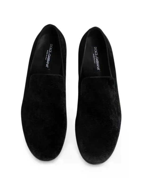 Dolce & Gabbana Jacquard Velvet Loafers