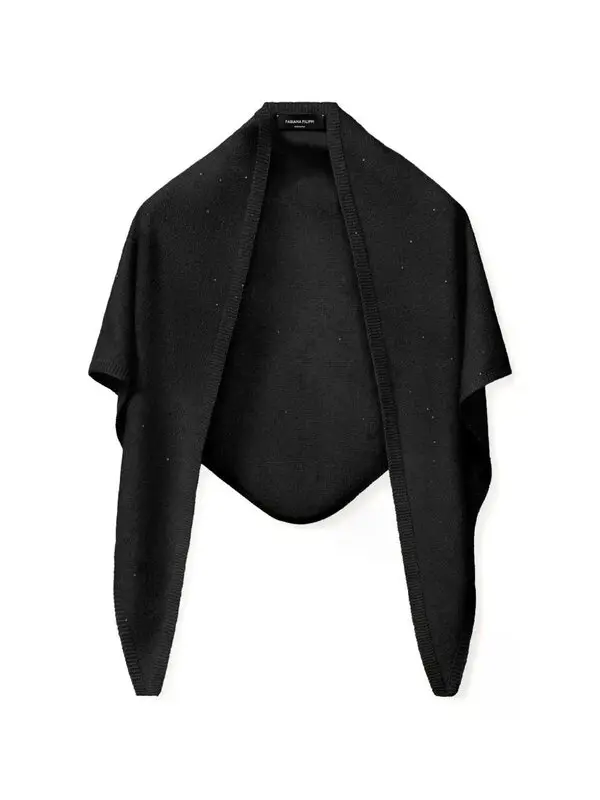 Fabiana Filippi Sequin-embellished Knitted Scarf
