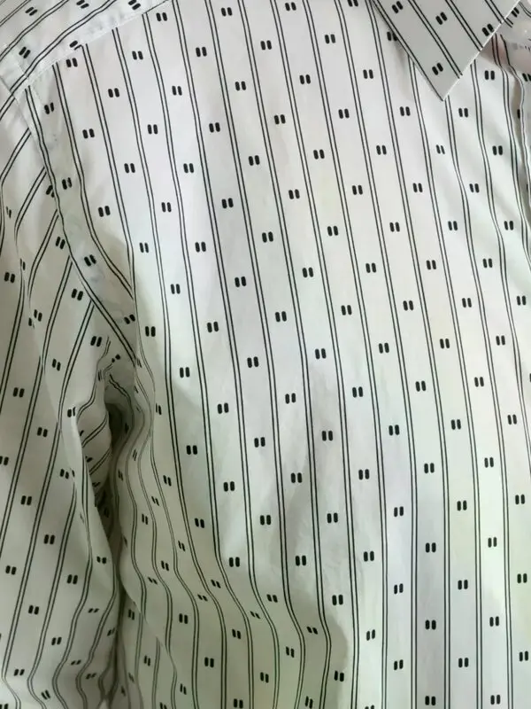 Dolce & Gabbana Gold Vertical-stripe Shirt