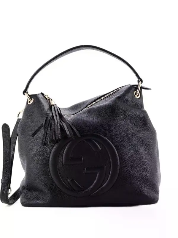 Gucci Soho Convertible Leather Large Hobo Bag