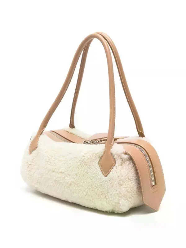 MINOBOSSI Anna Shearling-effect Tote Bag