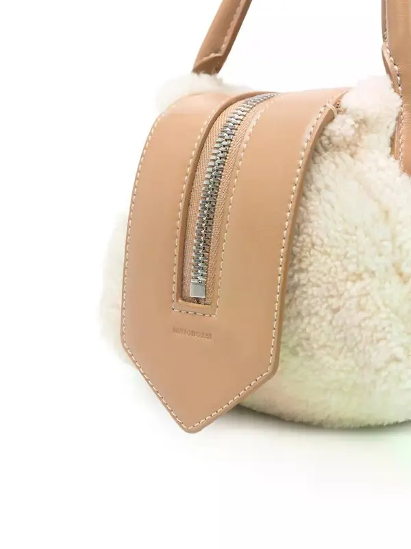 MINOBOSSI Anna Shearling-effect Tote Bag