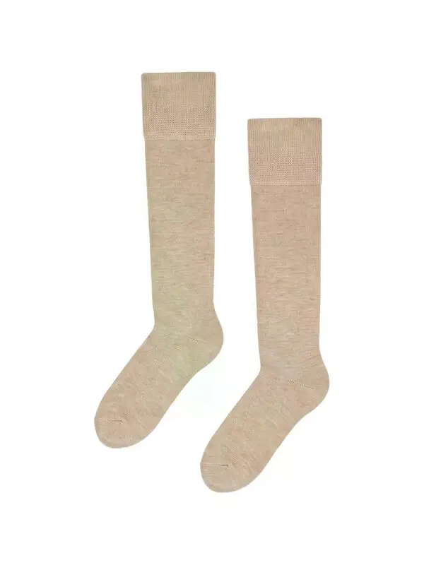 Wolford Cotton-blend Knee-high Socks - Neutrals