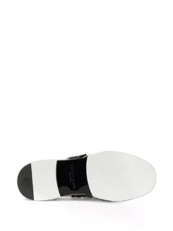 Philipp Plein Logo-plaque Leather Sneakers