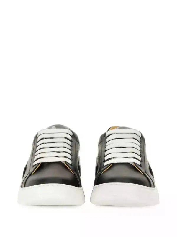 Philipp Plein Logo-plaque Leather Sneakers