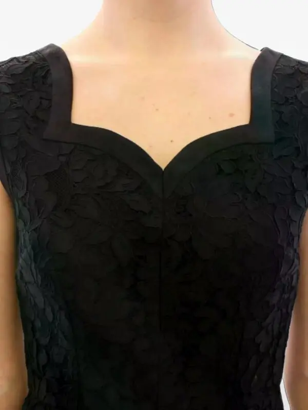 Dolce & Gabbana Floral Lace Midi Dress