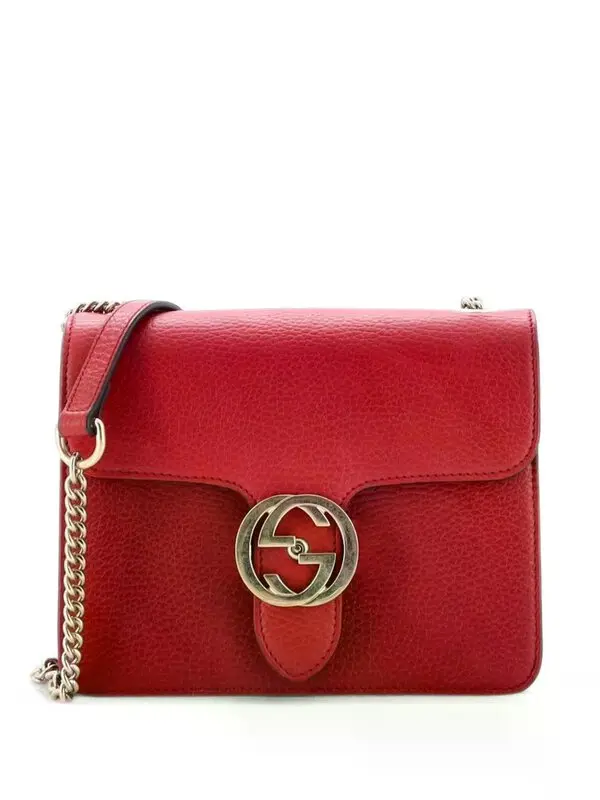 Gucci Interlocking Leather Small Shoulder Bag