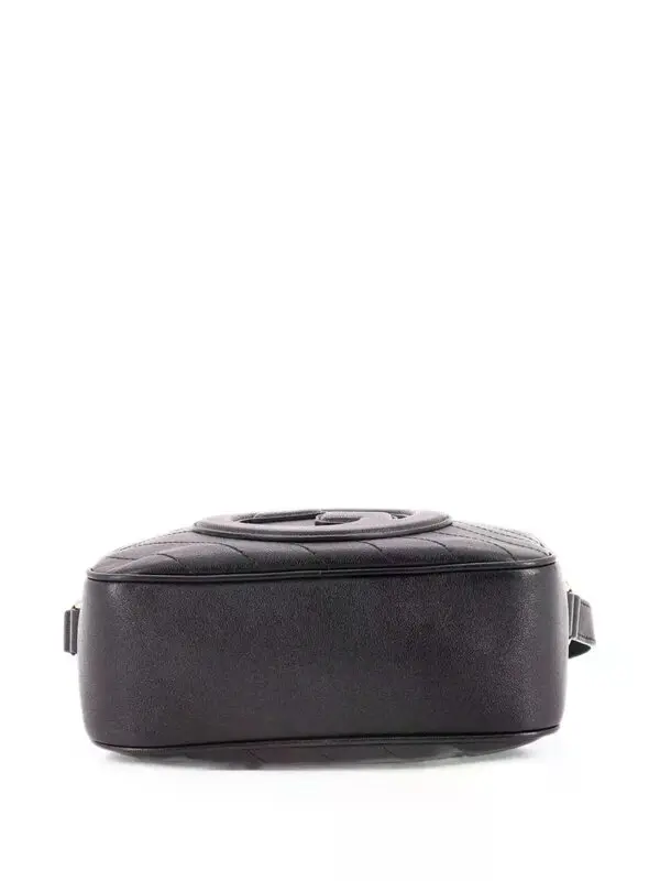 Gucci Blondie Nm Camera Shoulder Bag Diagonal Quilted Leather Small Crossbody Bag - Black