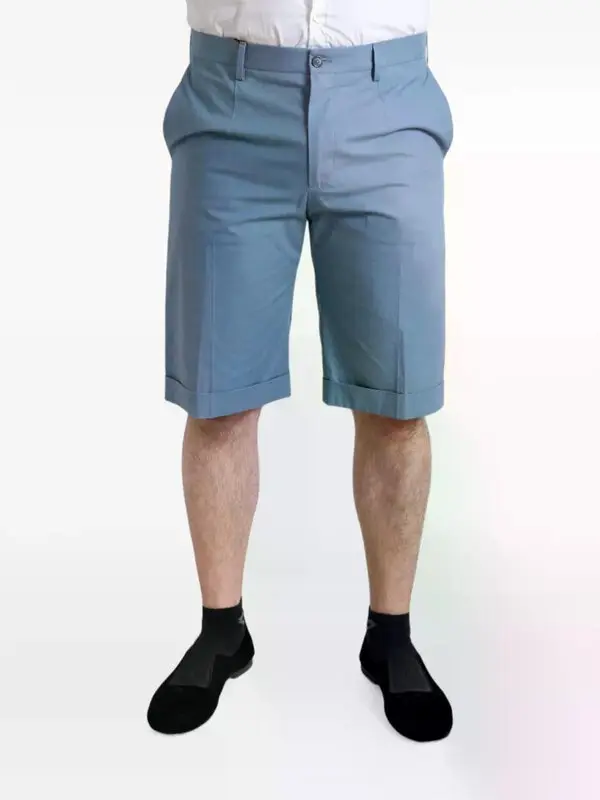 Dolce & Gabbana Folded-hem Chino Shorts