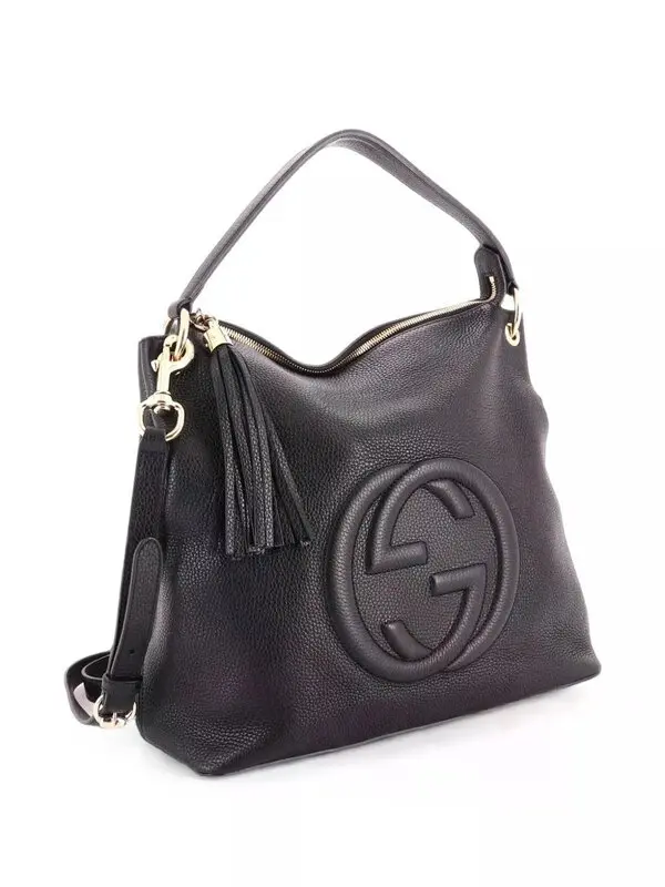 Gucci Soho Convertible Leather Large Hobo Bag